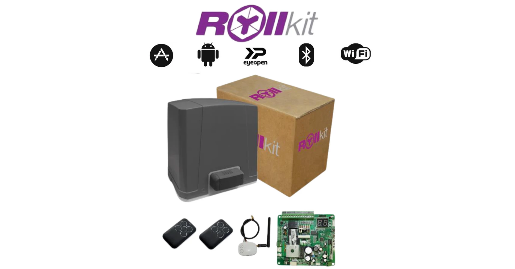 ROLLKIT-DRIFT80+WIFI - Toló és úszókapu alap motor szett