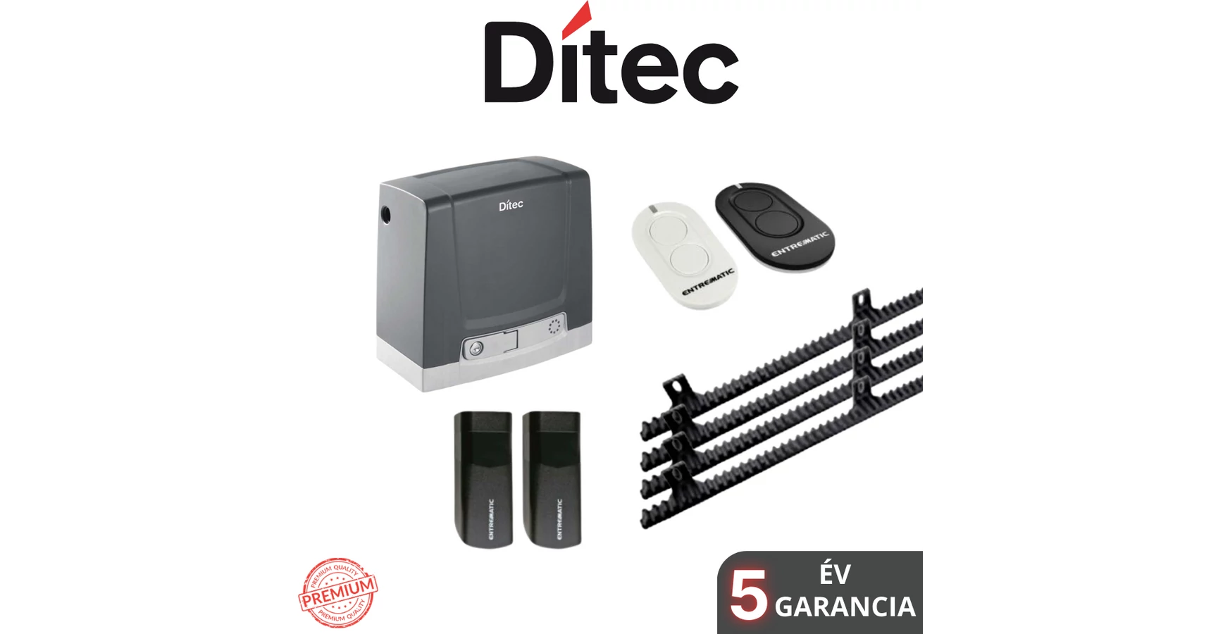 DITEC NEOS 600 - Toló és úszókapu motor szett